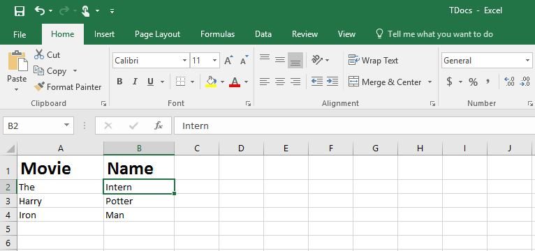 Program To Read Column From An Excel Sheet TestingDocs