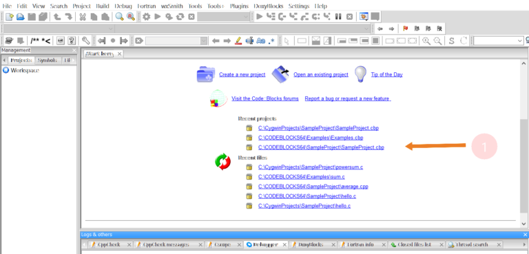 Working With Codeblocks Ide