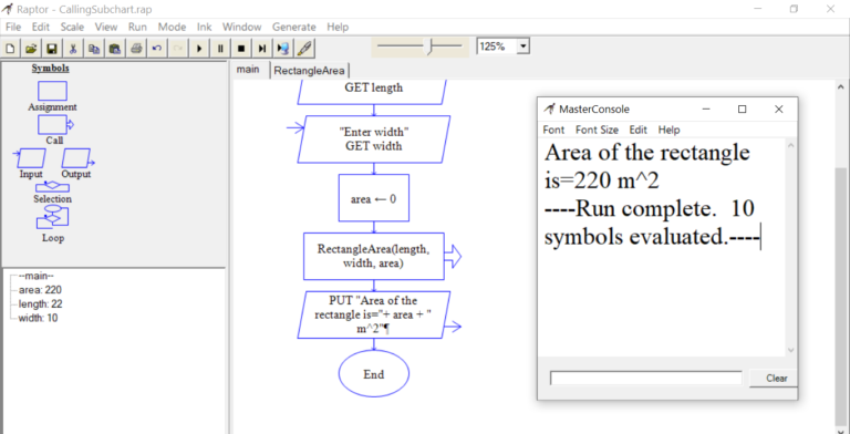 Procedure in Raptor flowcharts - TestingDocs