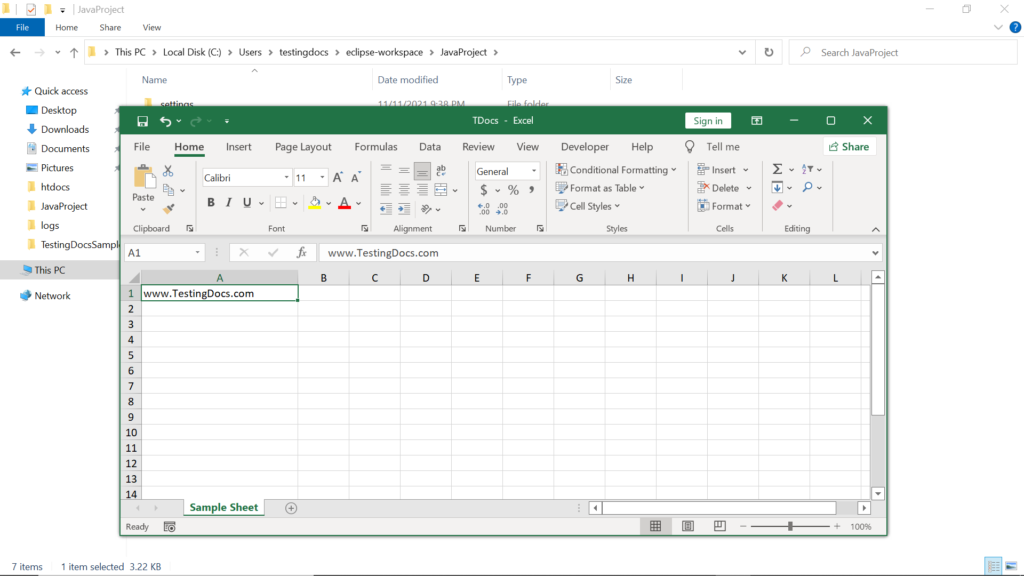 Write To An MS Excel File Using Apache POI TestingDocs