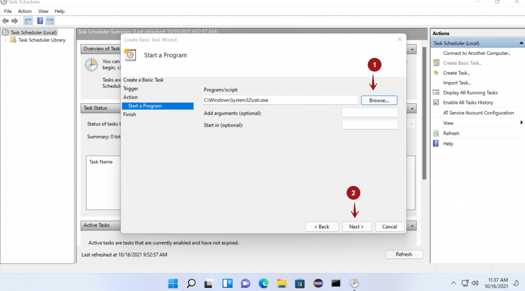 Windows 11 Task Scheduler - TestingDocs