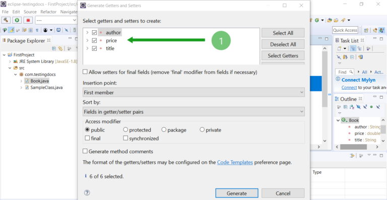 Code Generation And Formatting With Eclipse Ide Testingdocs