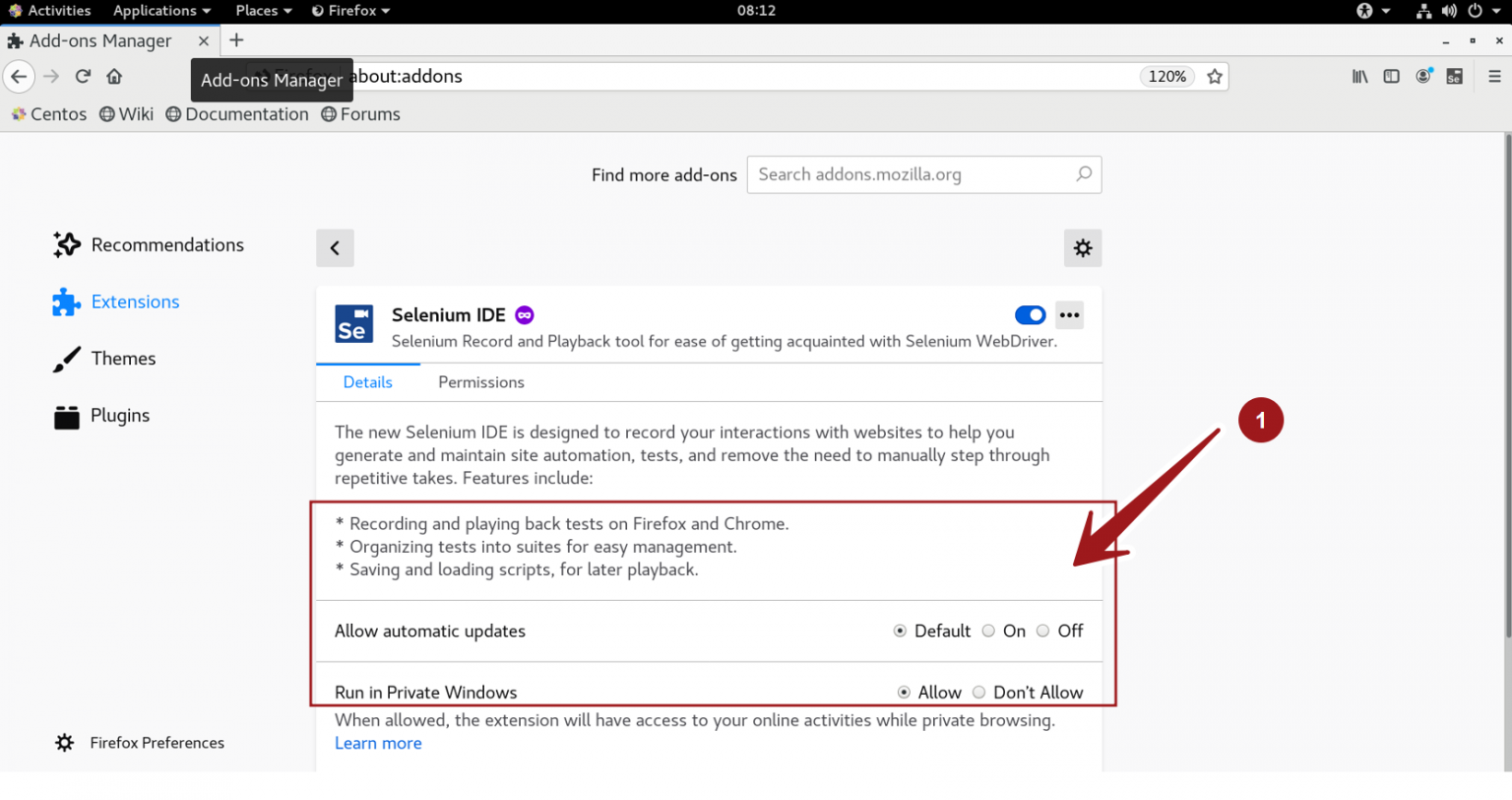 Selenium IDE Automatic Updates - TestingDocs