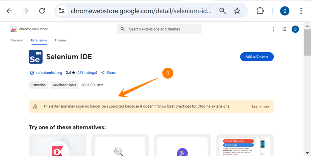 Selenium IDE is deprecated - TestingDocs