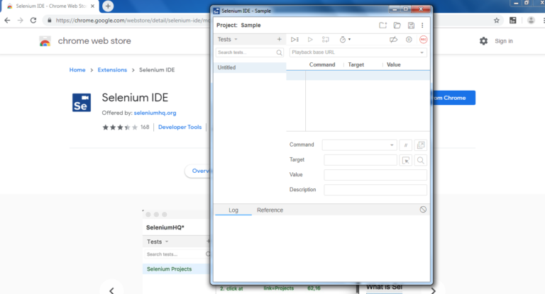 Selenium IDE for Chrome browser | TestingDocs.com