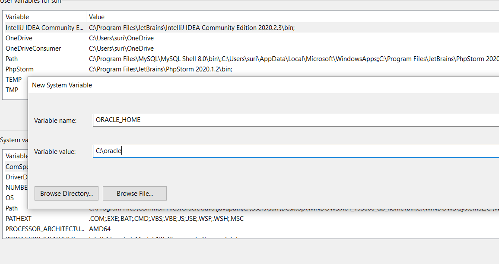 Set ORACLE HOME Environment Variable On Windows TestingDocs