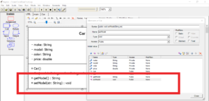 Adding Accessor and Mutator in Raptor flowchart - TestingDocs
