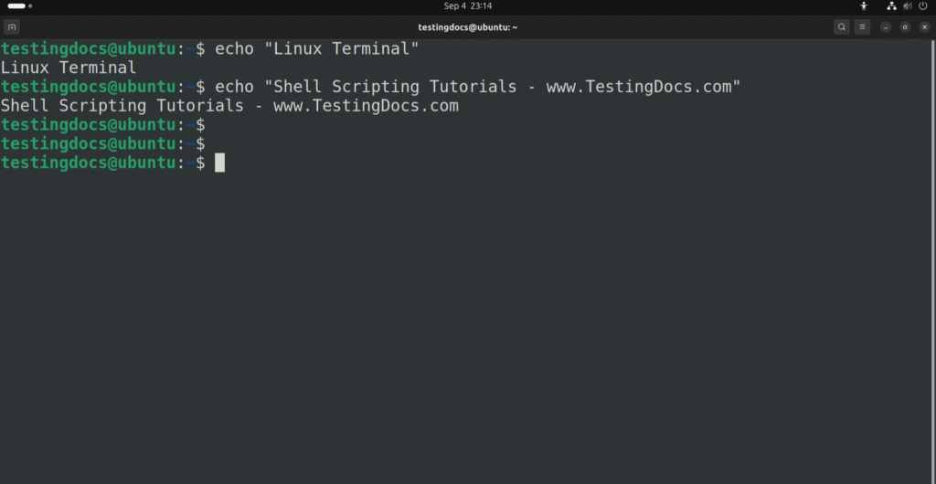 Shell Scripting Tutorials For Beginners Testingdocs 3347