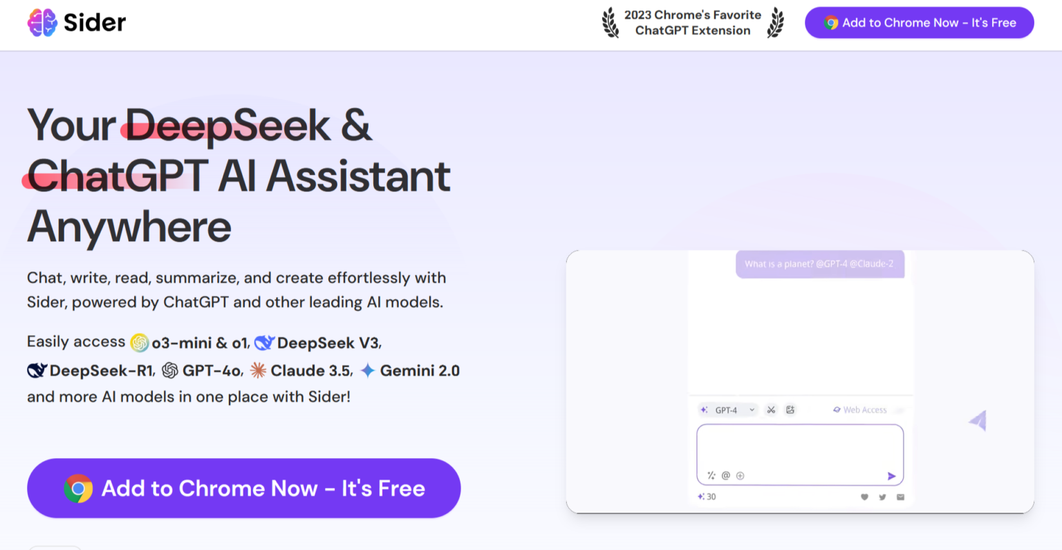 Sider Free ChatGPT Browser Extension - TestingDocs