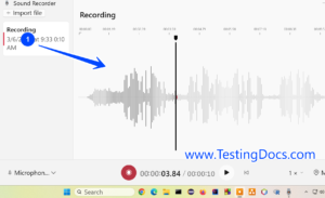 Windows Sound Recorder - TestingDocs