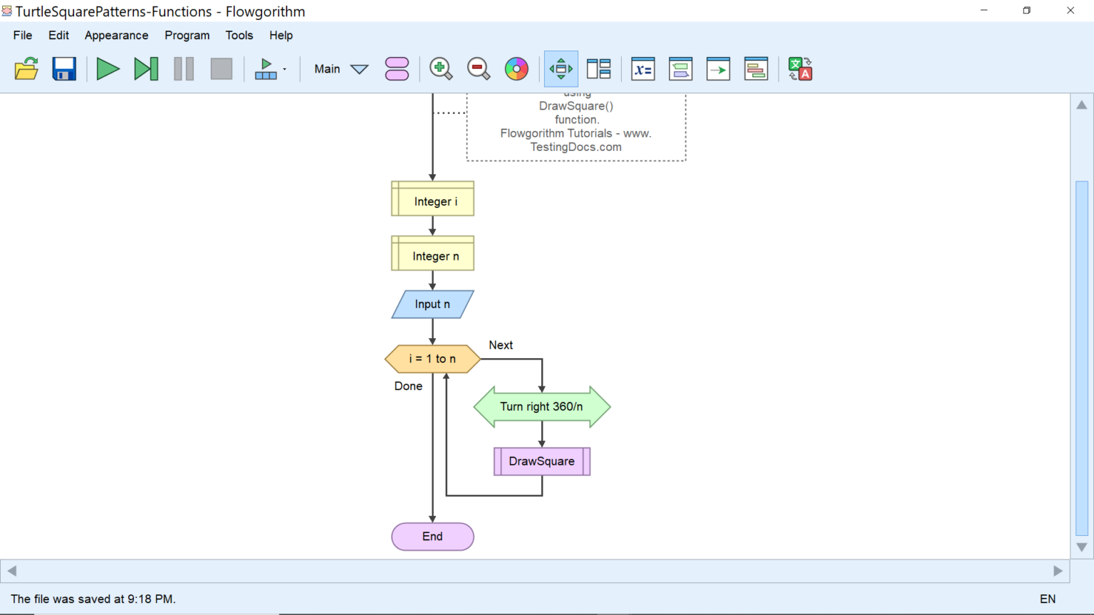 Square Patterns using Turtle Graphics - TestingDocs