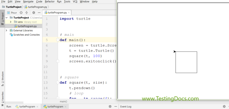 Python Turtle Graphics - TestingDocs