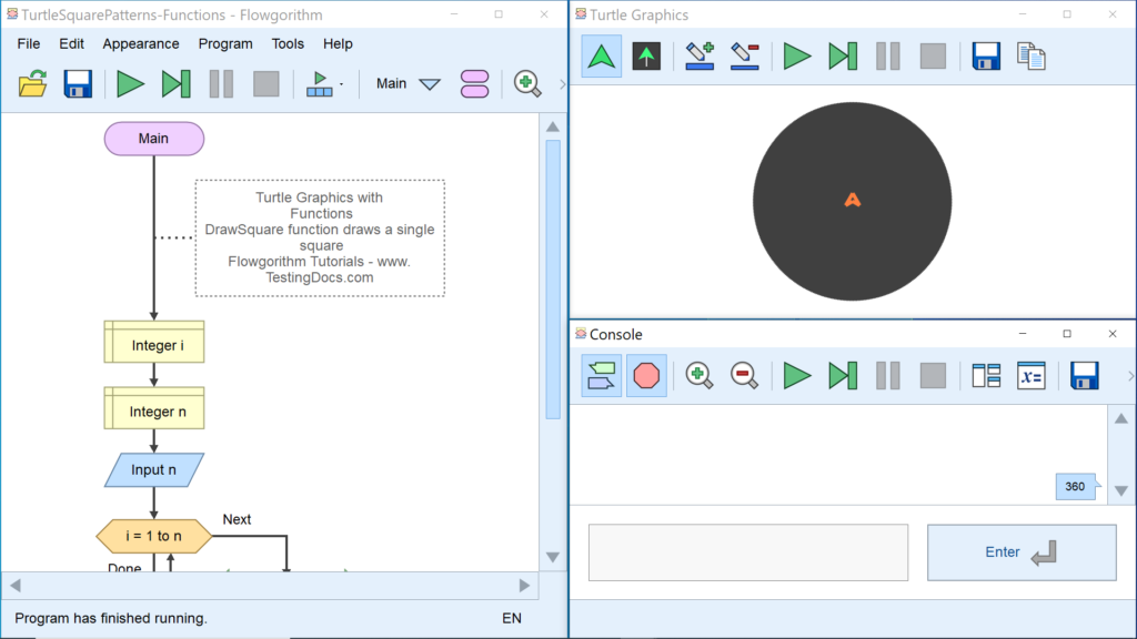 Square Patterns using Turtle Graphics - TestingDocs