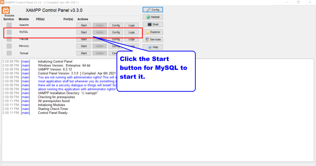 Start MySQL Server on Windows 11 - TestingDocs.com