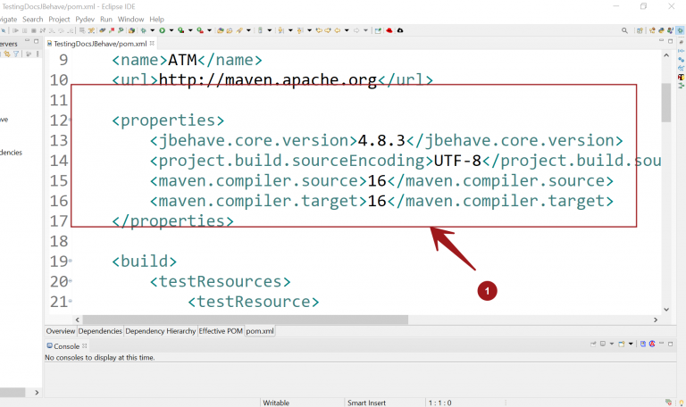 Invalid target release in Maven Project - TestingDocs