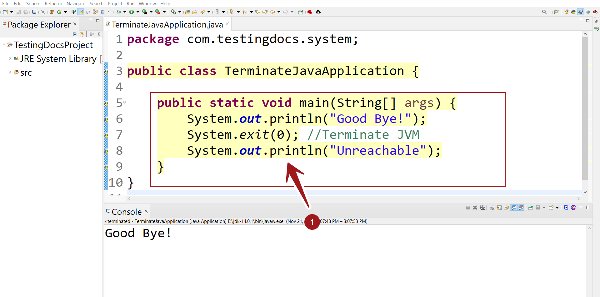 Terminate A Java Application TestingDocs Terminate A Java Application TestingDocs