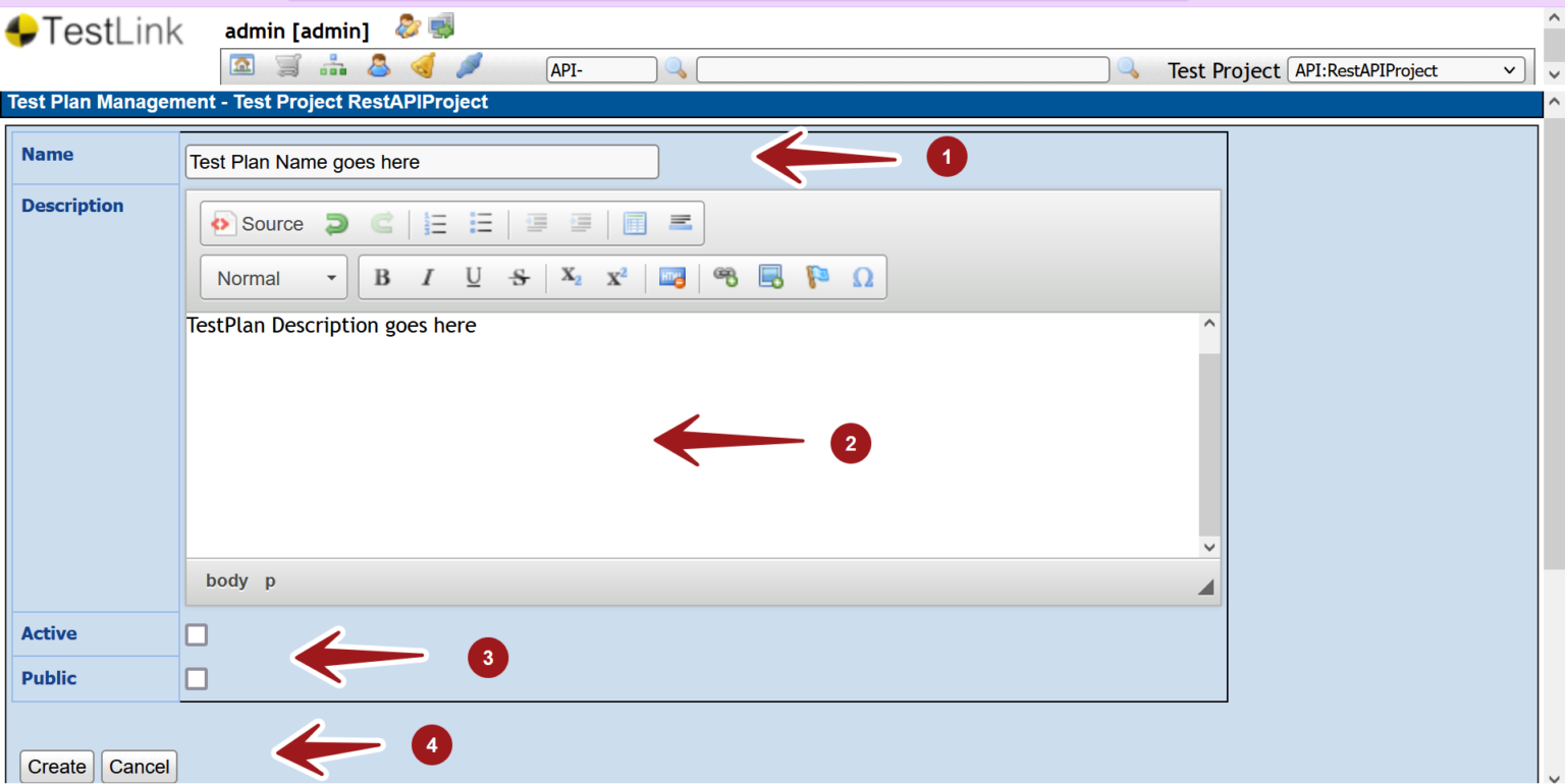 Create a Test Plan in TestLink - TestingDocs