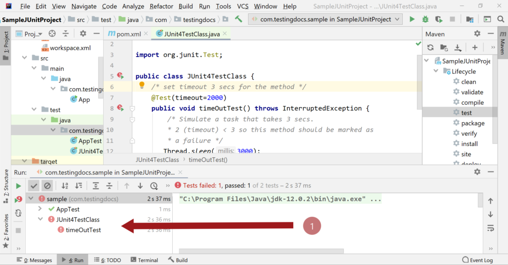 Testing timeouts with JUnit 4 | TestingDocs