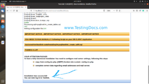TestLink Install on Linux - TestingDocs
