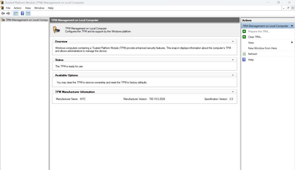Trusted Platform Module (TPM) 2.0 | TestingDocs