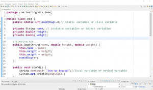 Types of Java Variables - TestingDocs