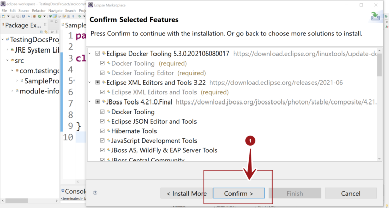 Update Eclipse IDE - TestingDocs