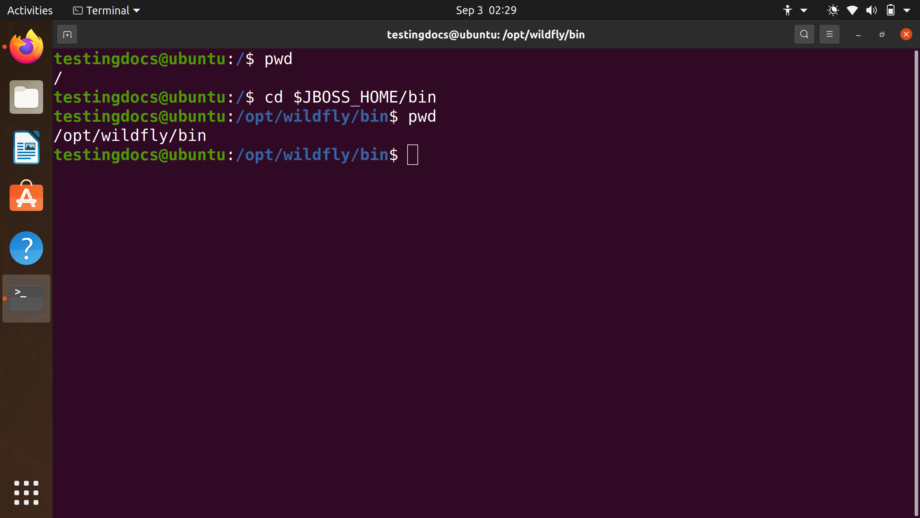 Change Directory Linux Command TestingDocs