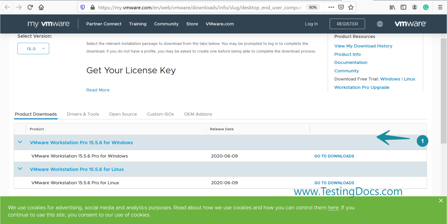 Download & Install VMWare Workstation on Windows - TestingDocs