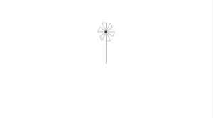 Windmill Python Turtle program using Triangles | TestingDocs