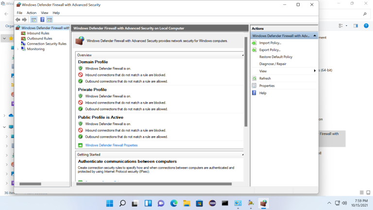 Windows Defender Firewall | TestingDocs