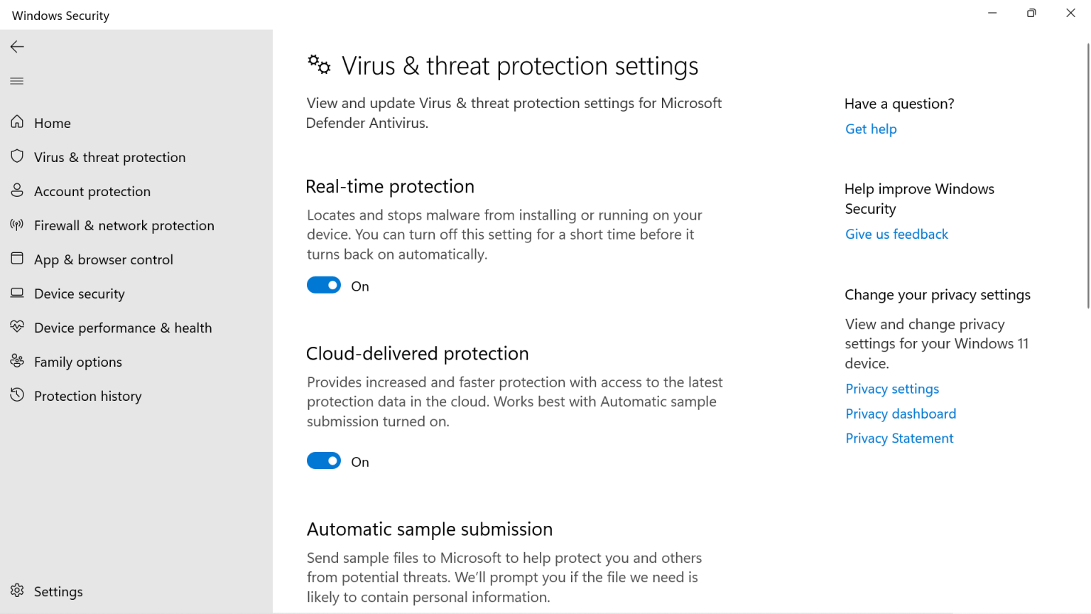 Windows 11 Virus & Threat Protection - TestingDocs