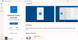 Windows Sound Recorder - TestingDocs