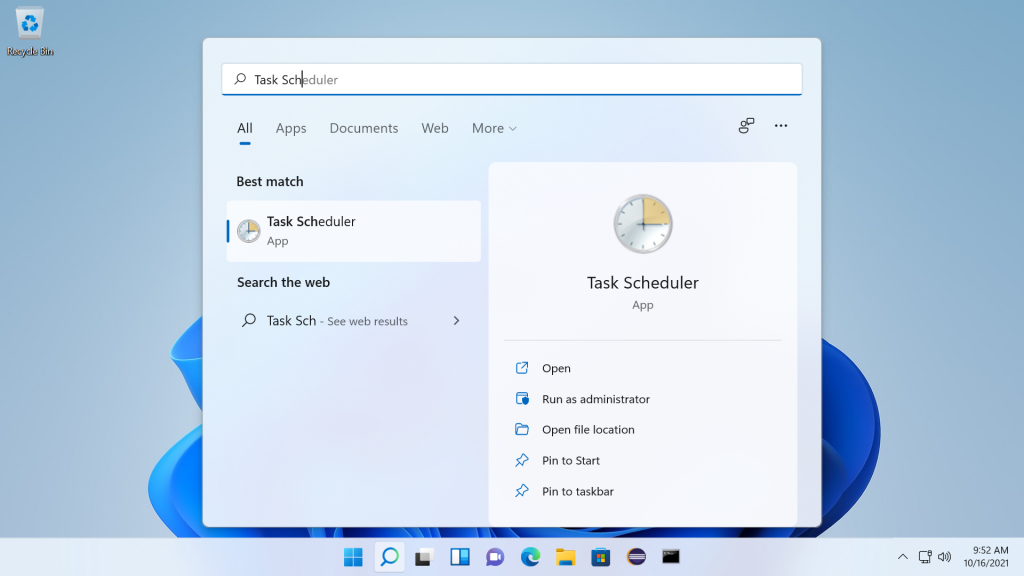 Windows 11 Task Scheduler - TestingDocs