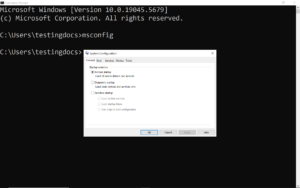 Windows msconfig Command - TestingDocs