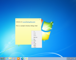 Windows Sticky Notes - TestingDocs.com