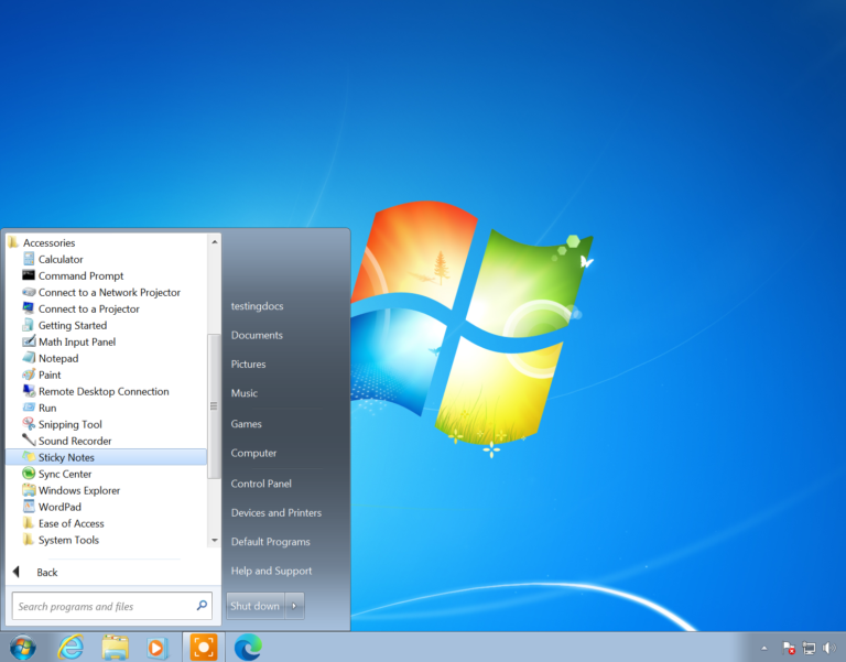 Windows Sticky Notes - TestingDocs
