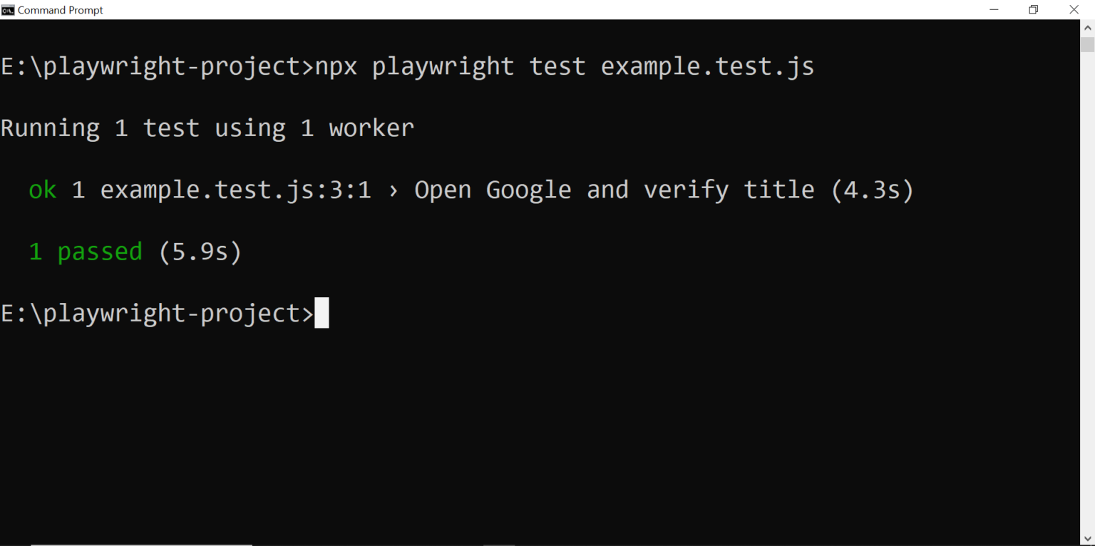 Writing First Playwright Test - TestingDocs