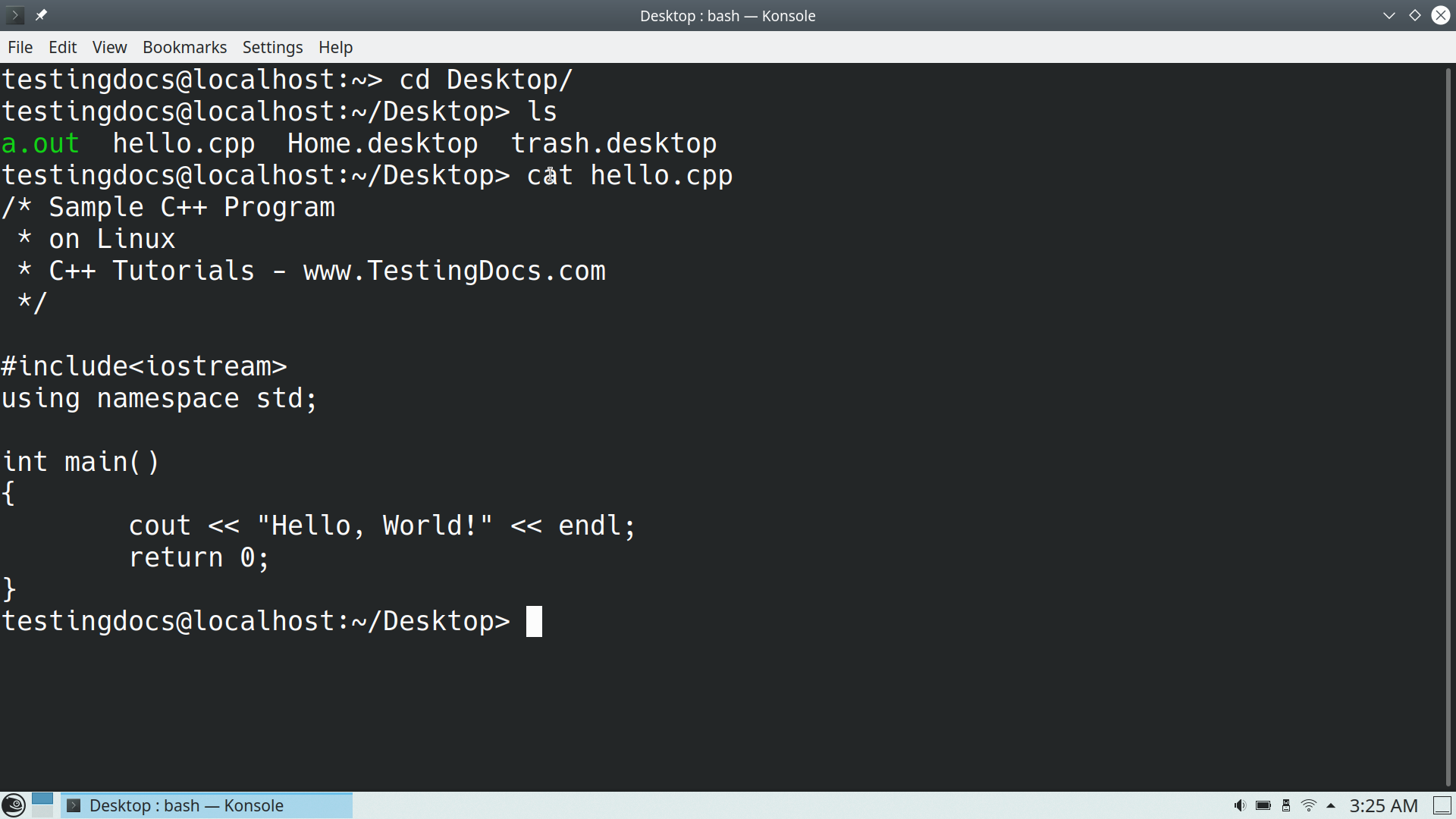 Cat Linux Command With Examples TestingDocs