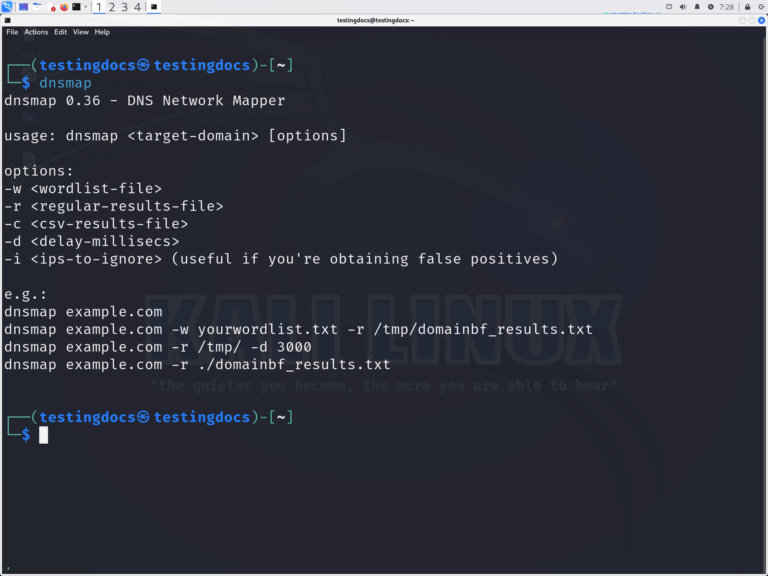 dnsmap - DNS Network Mapper - TestingDocs.com
