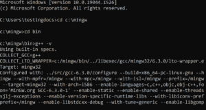 Install GNU C/C++ Compiler on Windows - TestingDocs