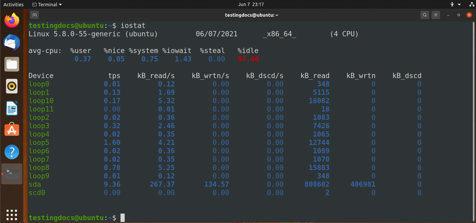 Linux Commands to Monitor System - TestingDocs