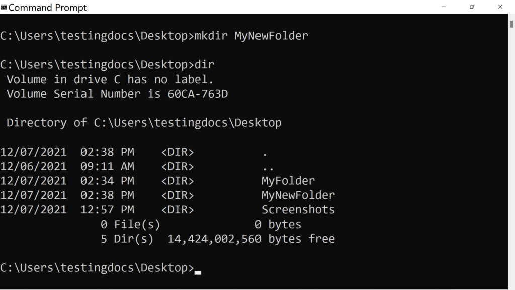 Create a New Folder on Windows 11 | TestingDocs