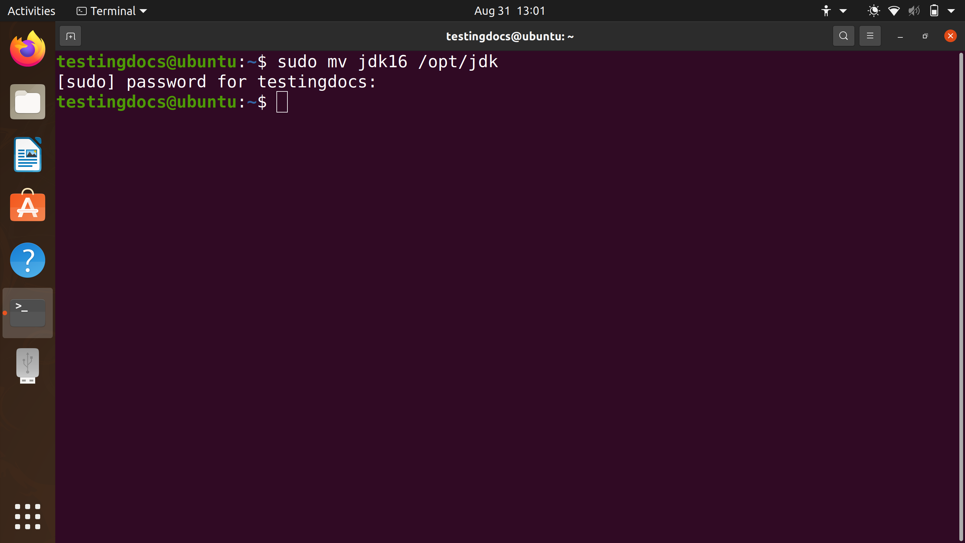 Mv Linux Command TestingDocs