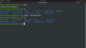 rmdir Linux command - TestingDocs