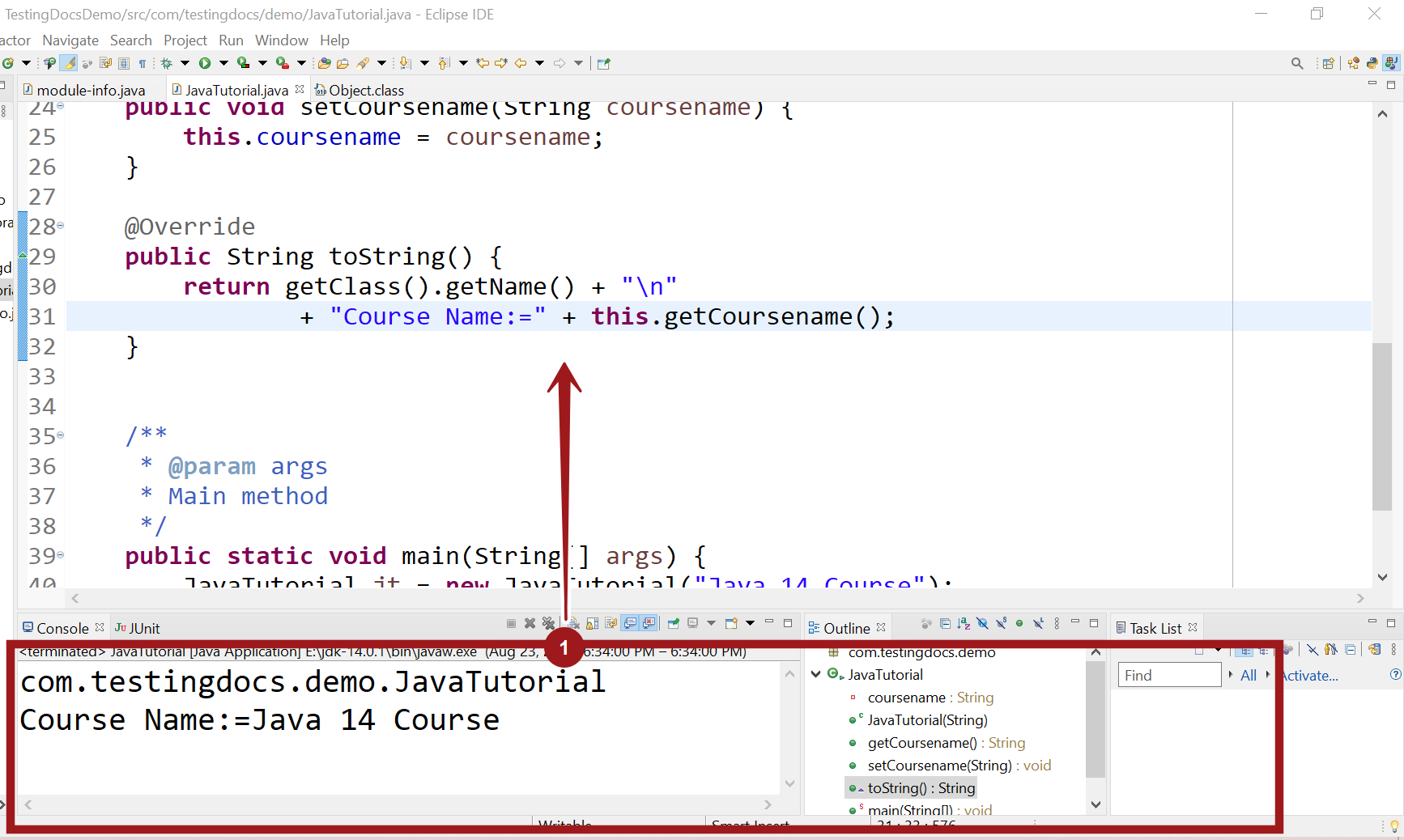 Overriding ToString Method In Java TestingDocs